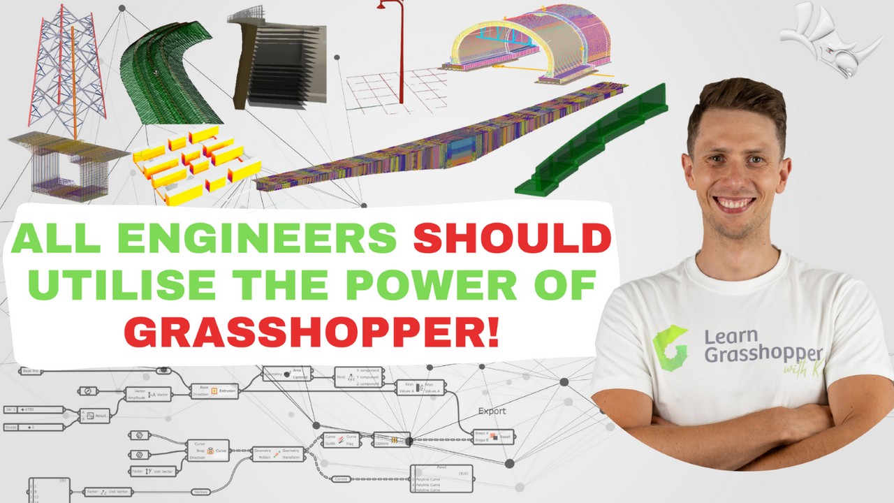 McNeel’s webinar - All engineers should utilise the power of Grasshopper! - Learn Grasshopper