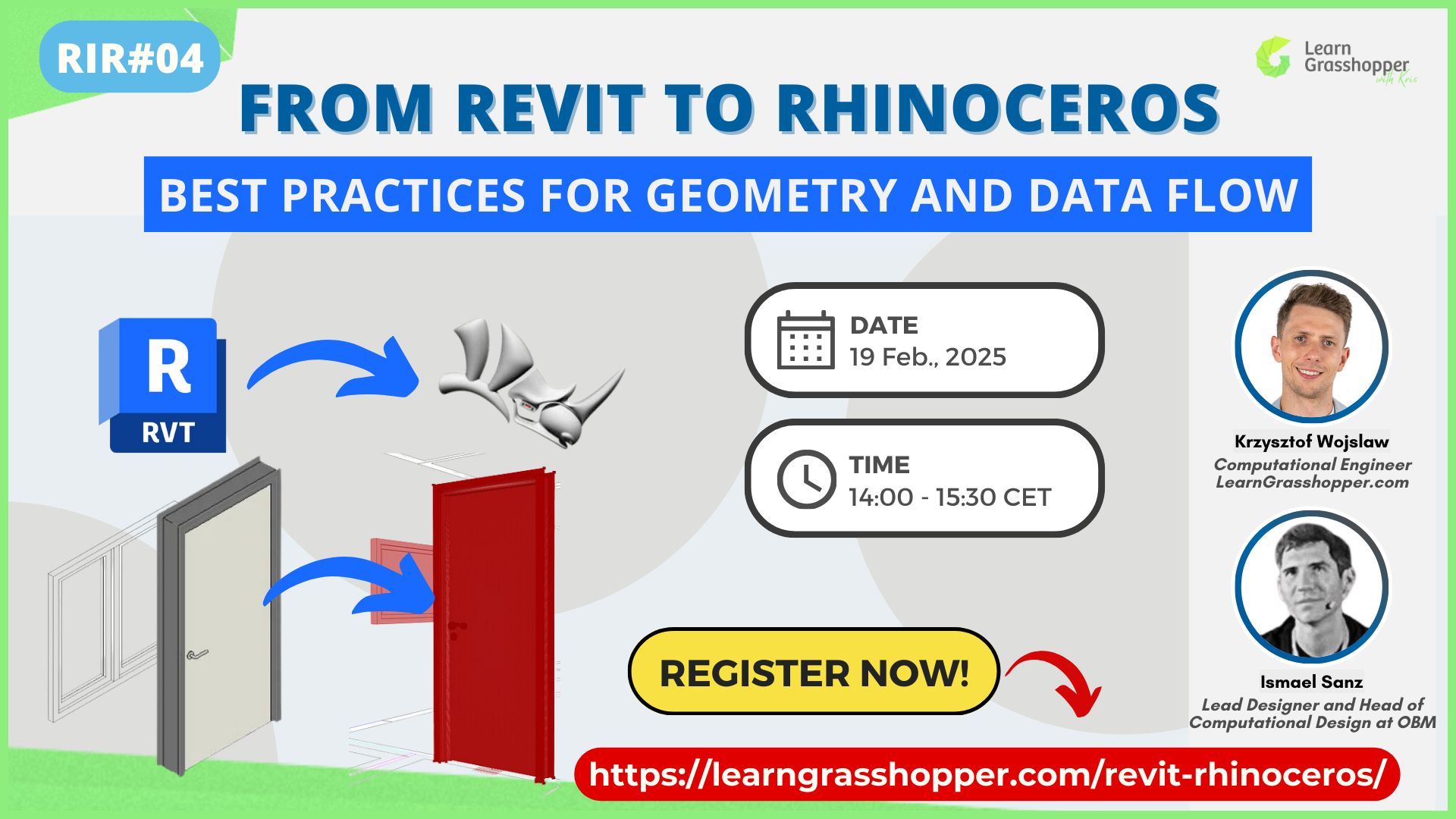WORKSHOP - Best Practices for Geometry and Data Flow - Learn Grasshopper