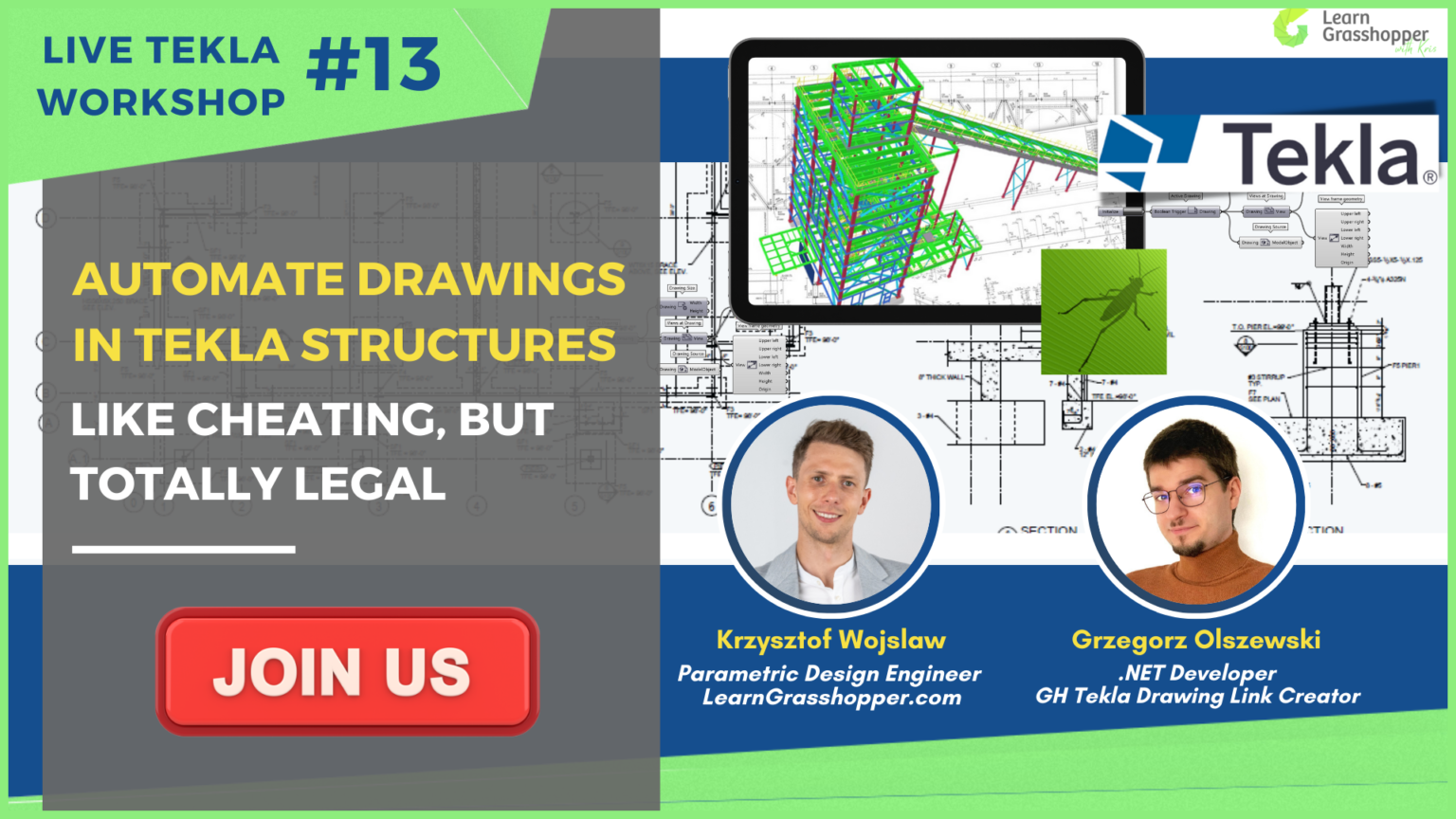 WORKSHOP #40 - Automating Drawings in Tekla Structures: Like Cheating, But Totally Legal #13 ...