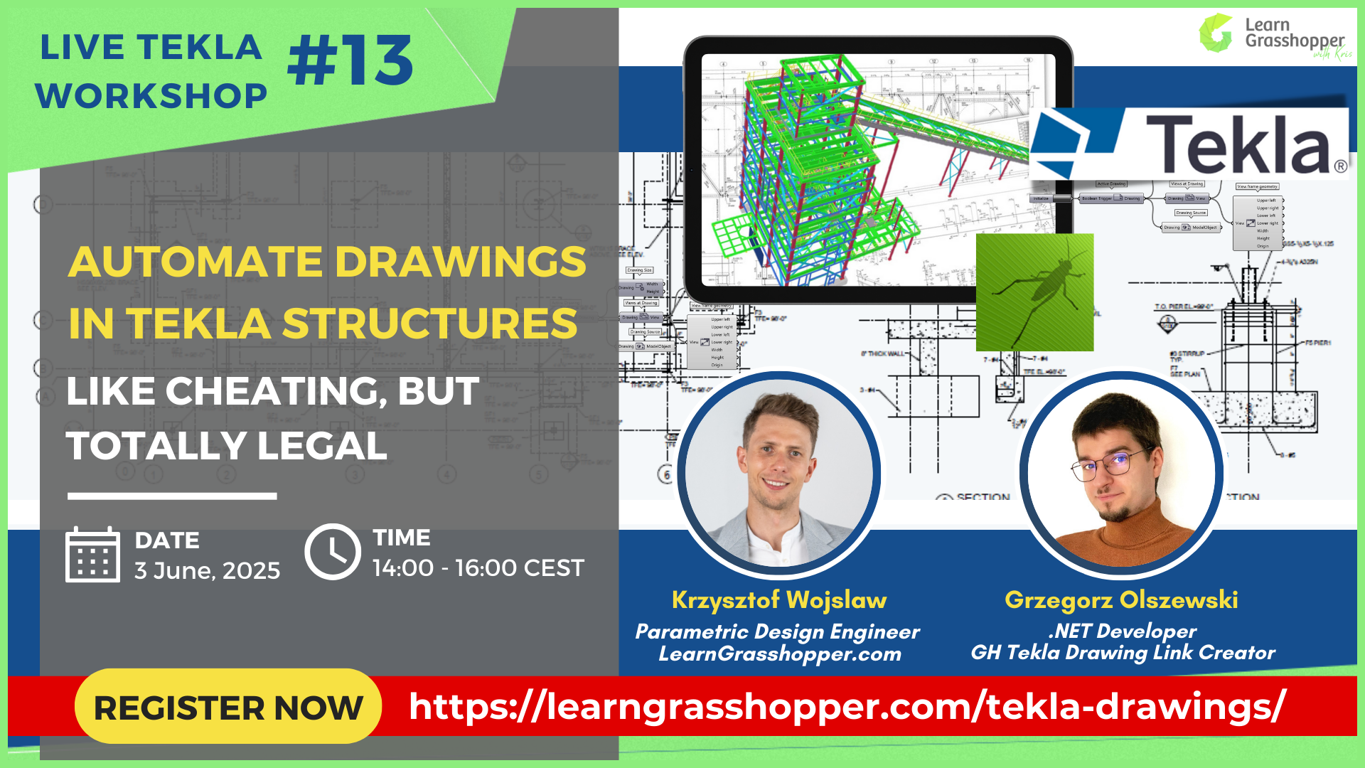 WORKSHOP #40 - Automating Drawings in Tekla Structures: Like Cheating, But Totally Legal #13 ...