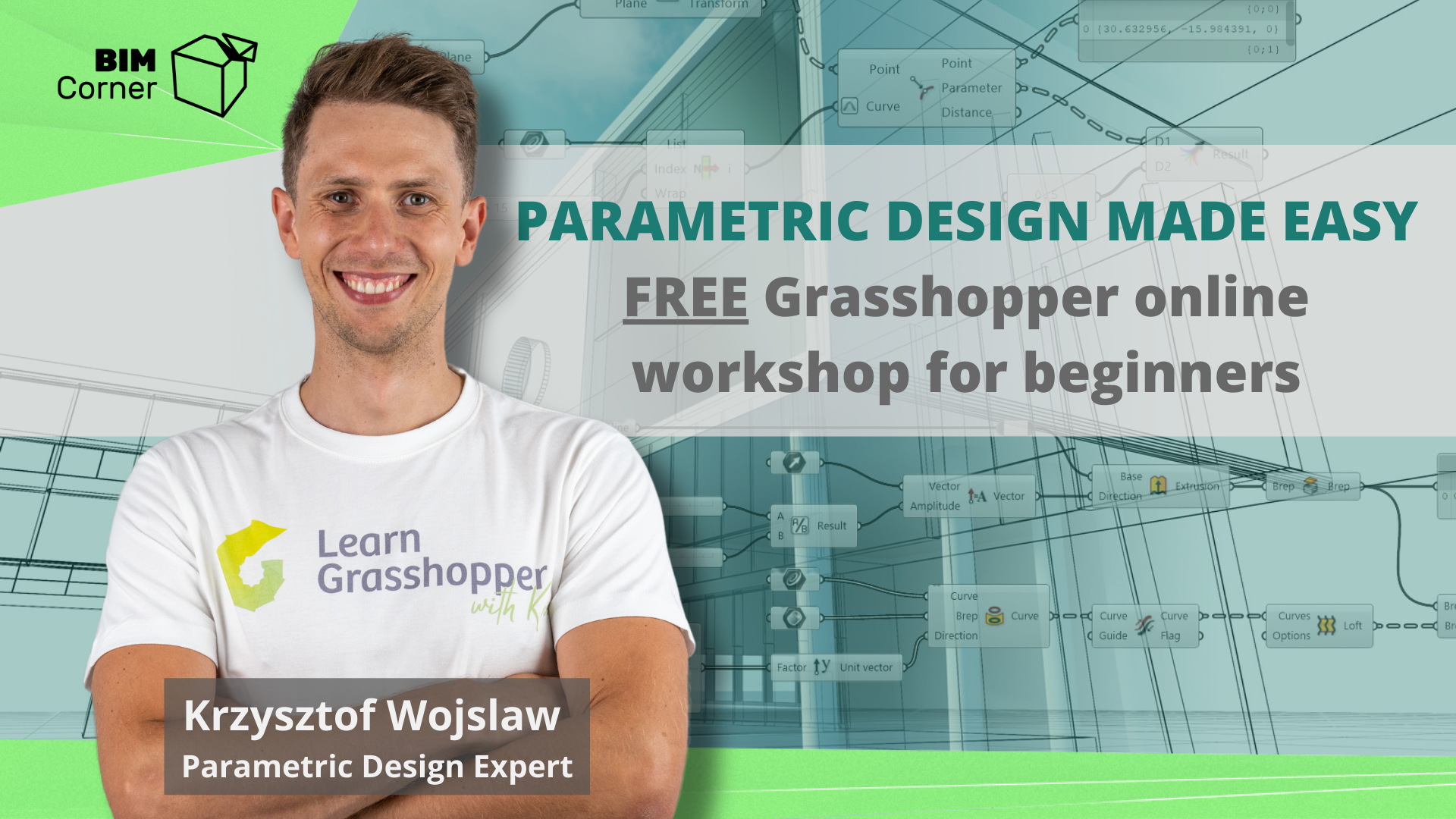 Workshop - webinar - Learn Grasshopper