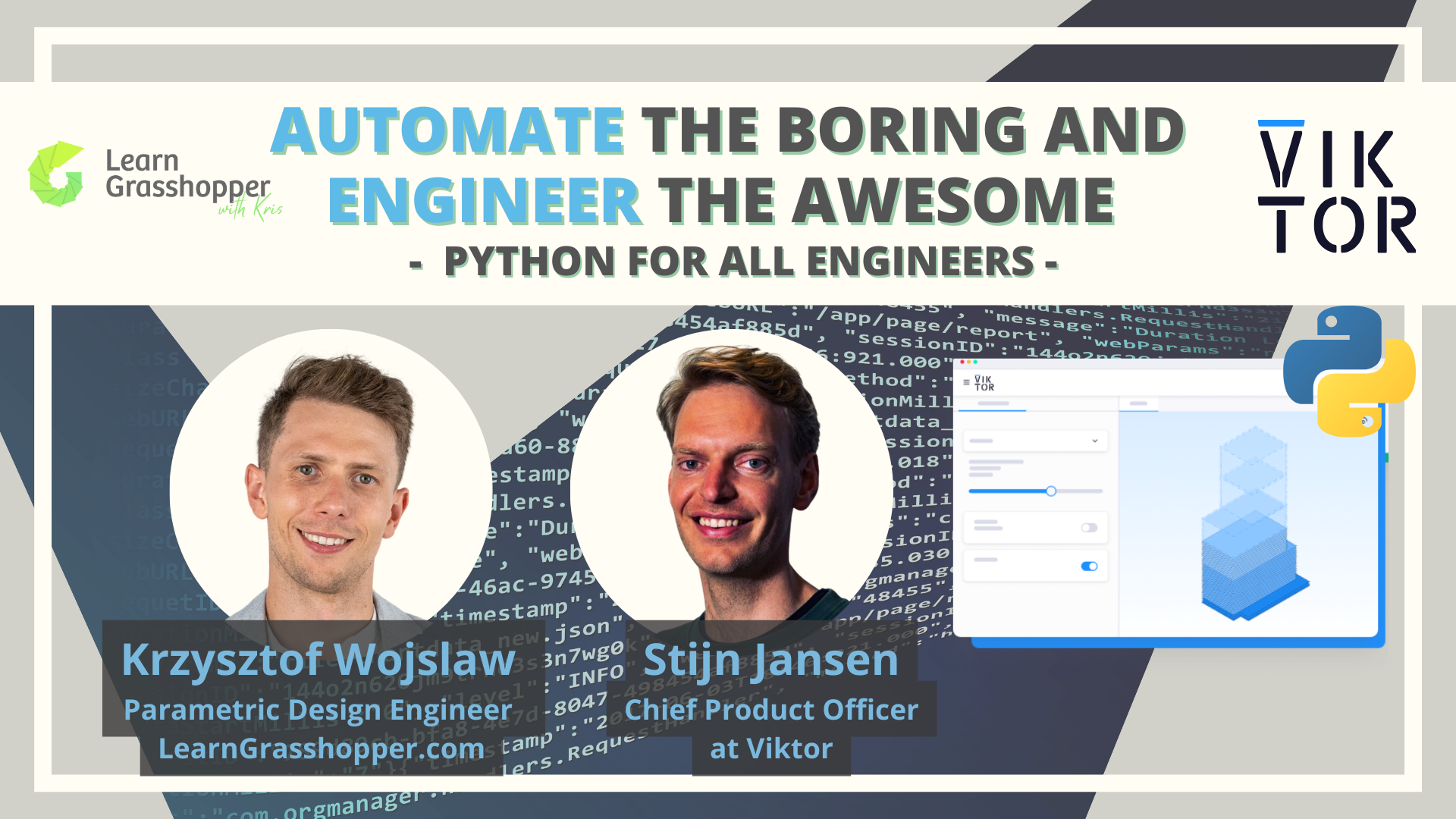 Webinar - Viktor - Learn Grasshopper