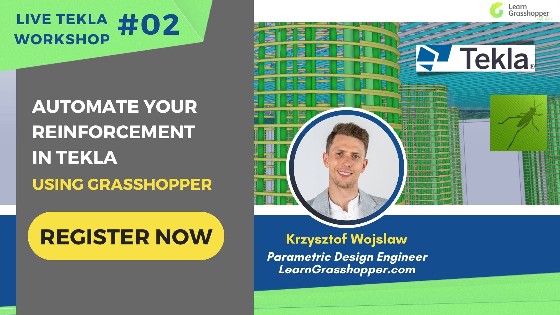 Workshop Automate Your Reinforcement In Tekla Using Grasshopper Learn Grasshopper