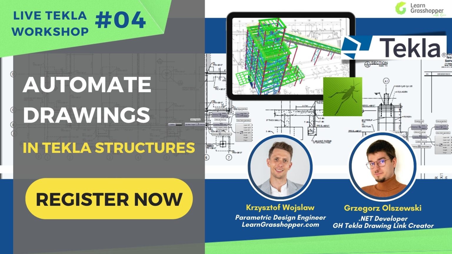 Workshop Automate Drawings In Tekla Structures Learn Grasshopper